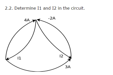 Solved 2.2. Determine i1 and i2 in the circuit. | Chegg.com