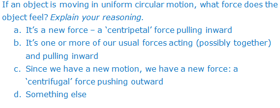 Solved If an object is moving in uniform circular motion, | Chegg.com