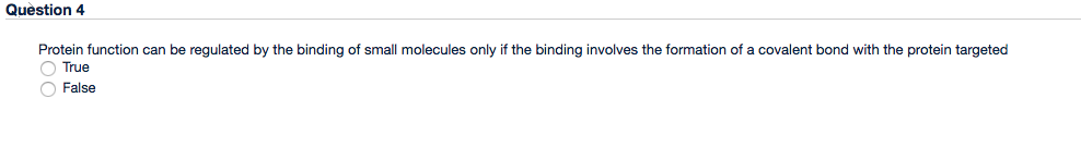 Solved Question 1 The interaction between elF2 and elF2B is | Chegg.com