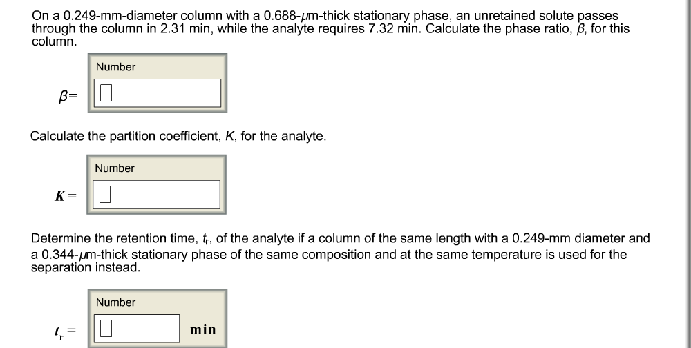 Solved On a 0.249-mm-diameter column with a 0.688-mu m-thick | Chegg.com