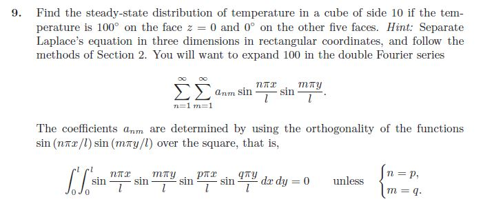 Solved This problem is from Mathematical Methods in the | Chegg.com