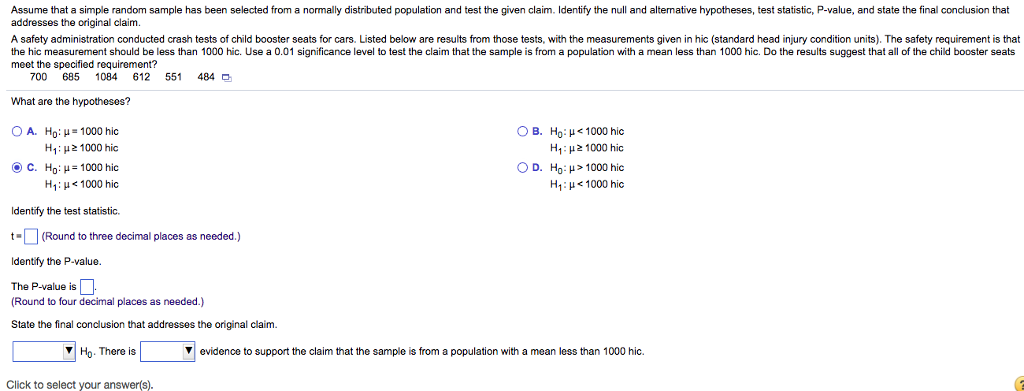 Solved Assume that a simple random sample has been selected | Chegg.com