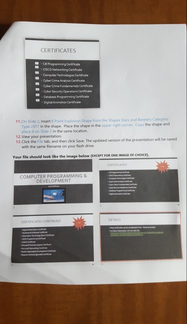 Solved 412 PowerPoint Module Graded Lab Assignment Shape and | Chegg.com