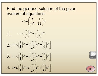 Solved Find the general solution of the given system of | Chegg.com