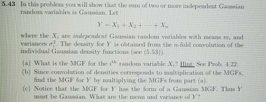 Solved 5.43 In this problem you will show that the sun of | Chegg.com