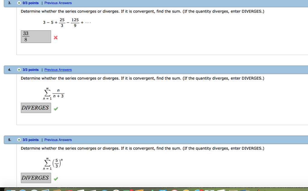 Solved 3. O/3 points | Previous Answers Determine whether | Chegg.com