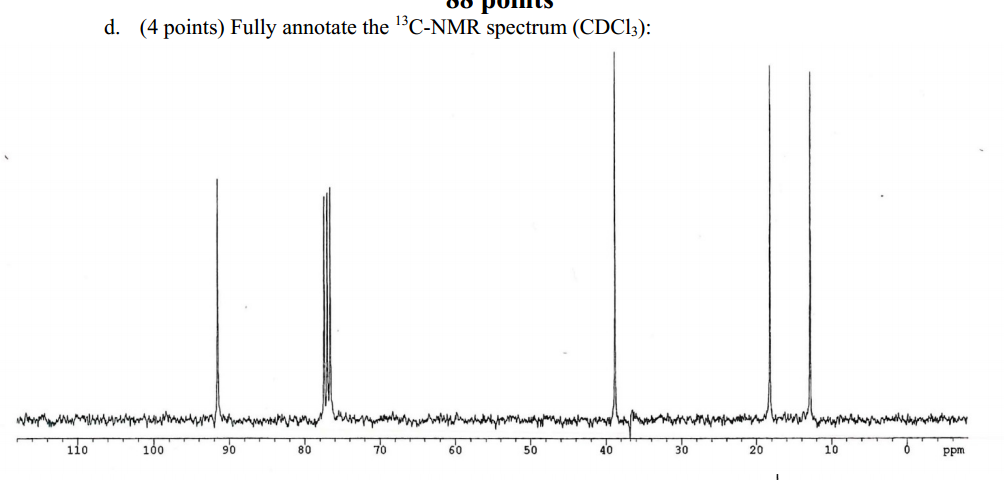 Solved 3. (24 points total) Structure Elucidation 1. | Chegg.com
