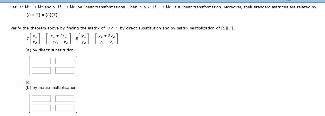 Solved Let T: Rm Rn and s: Rn RP be near transformations. | Chegg.com Solved Let T: Rm Rn and s: Rn RP be near transformations. | Chegg.com