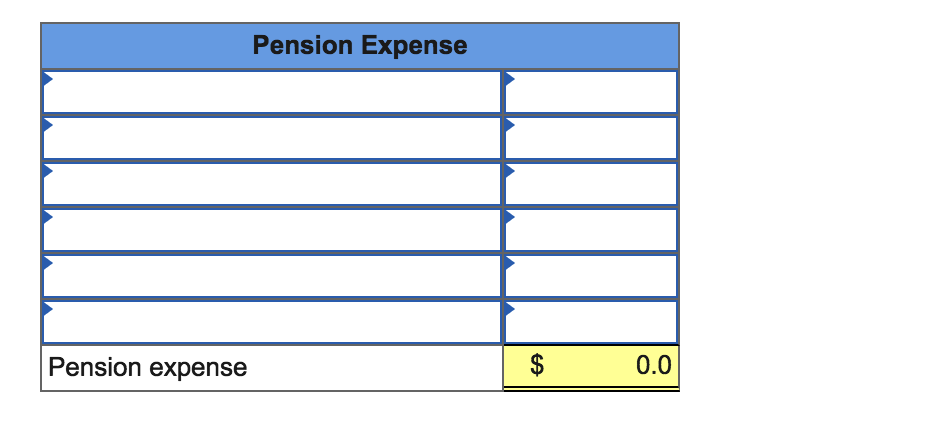 Solved Exercise 17-11 Components of pension expense; journal | Chegg.com
