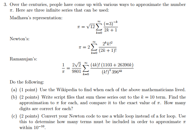 Solved Over the centuries, people have come up with various | Chegg.com