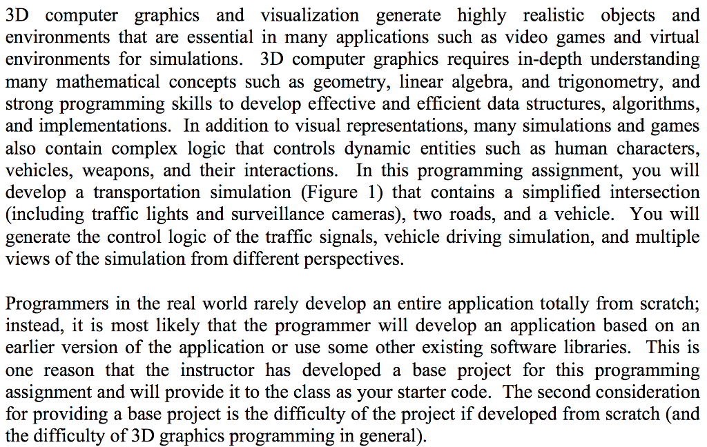 Solved computer graphics and visualization generate highly | Chegg.com