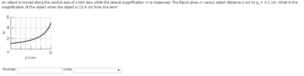 Solved An object is moved along the central axis of a thin | Chegg.com