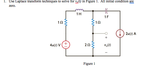 Solved I. Use Laplace transform techniques to solve for l) | Chegg.com Solved I. Use Laplace transform techniques to solve for l) | Chegg.com