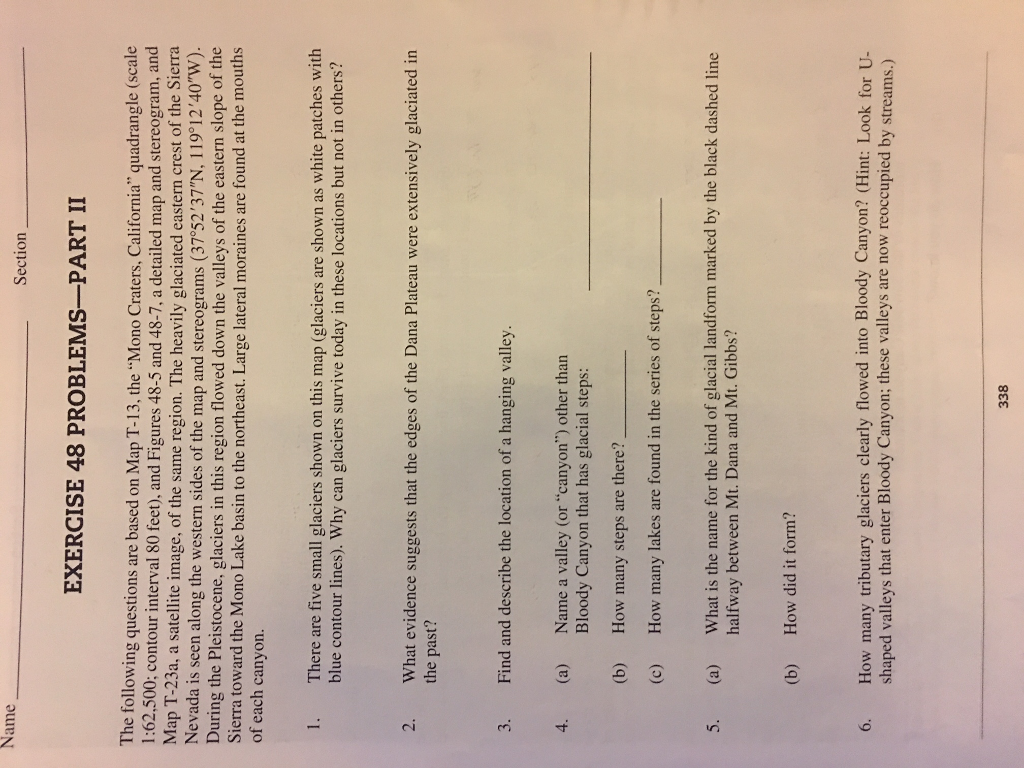 Solved Name Section EXERCISE 48 PROBLEMS-PART II The | Chegg.com Solved Name Section EXERCISE 48 PROBLEMS-PART II The | Chegg.com