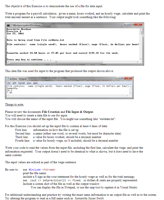Solved The objective of this Exercise is to demonstrate the | Chegg.com