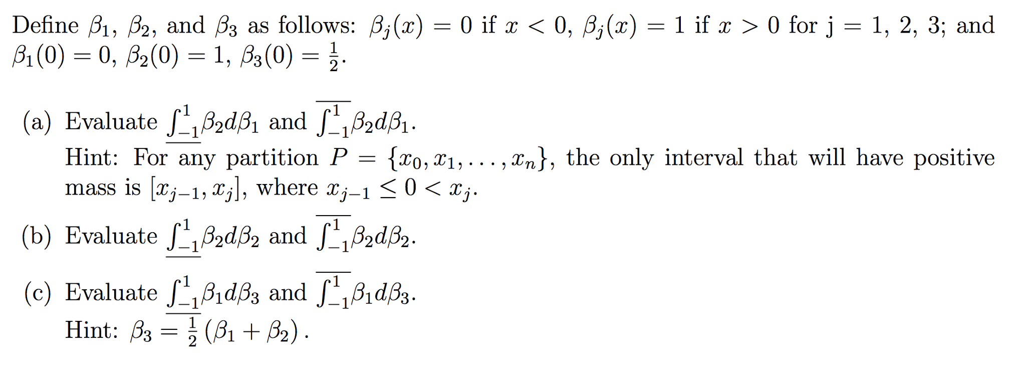 Define beta_1, beta_2, and beta_3 as follows: | Chegg.com