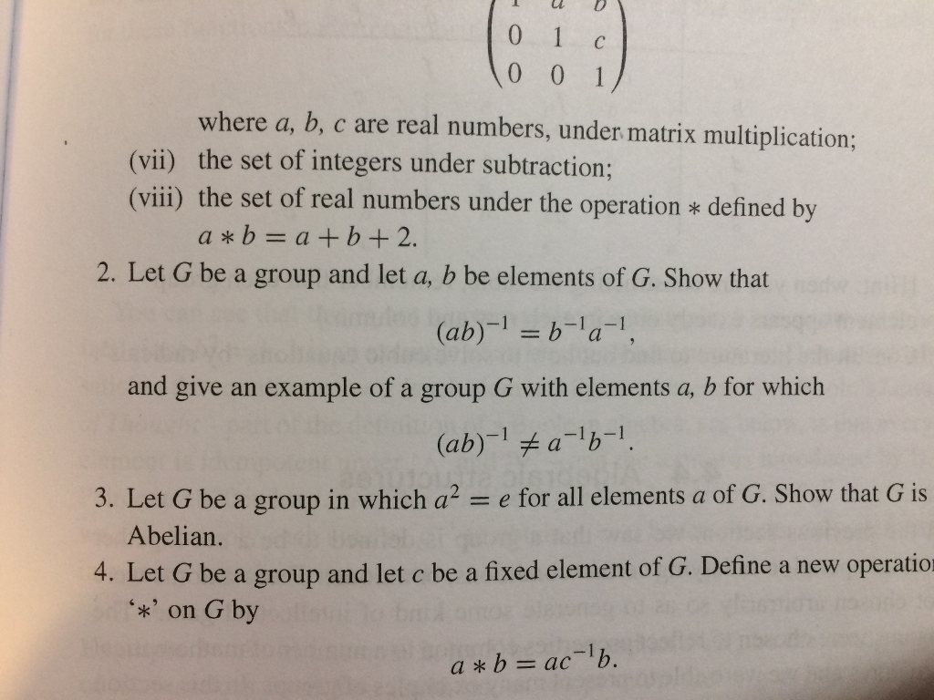 Solved I have a question in my discrete math class, groups | Chegg.com