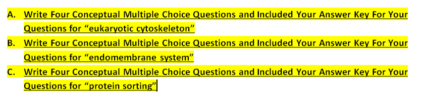Solved A. Write Four Conceptual Multiple Choice Questions | Chegg.com