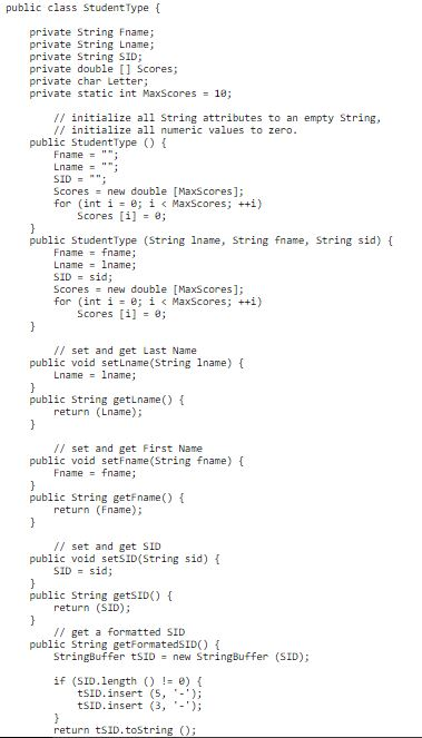 Solved Implement a student gradebook on java. Use buffered | Chegg.com