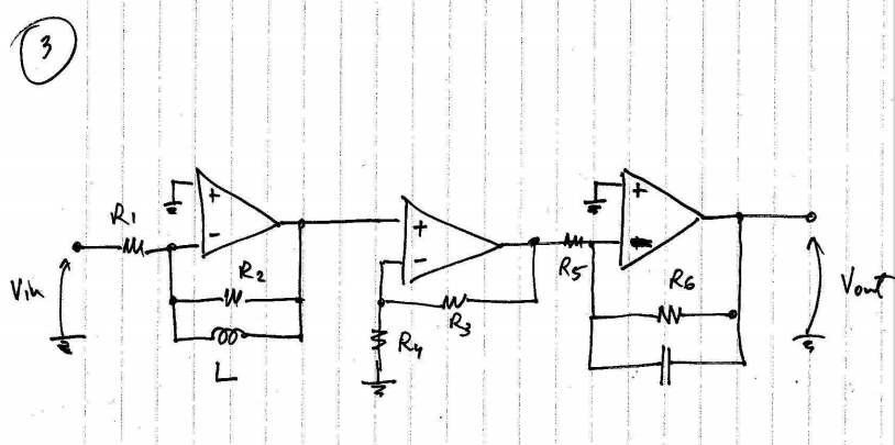 Solved - derive the transfer function between Vout and Vin | Chegg.com