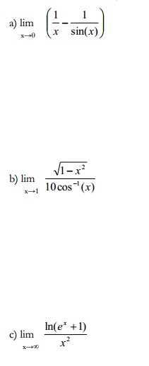 Solved lim x tends to infinity ln(e^x + 1) / x^2 | Chegg.com