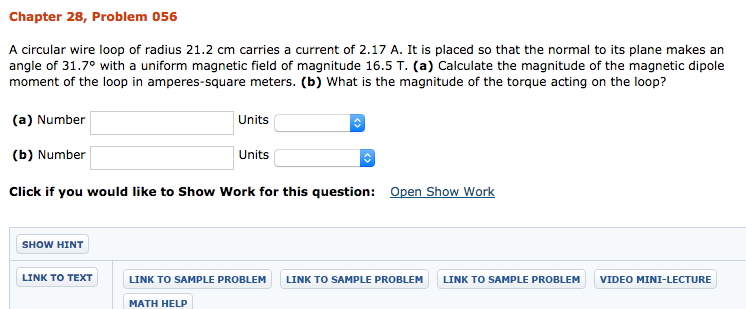 Solved Chapter 28, Problem 056 A circular wire loop of | Chegg.com