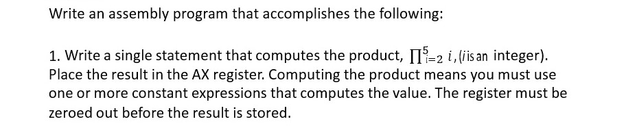 Solved Write A Single Statement That Computes The Product