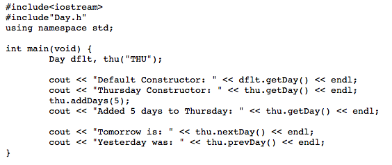 Solved Objectives: 1. Class and Data Abstraction in C++ | Chegg.com