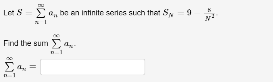 Solved Let S = sigma_n=1^infinity a_n be an infinite series | Chegg.com
