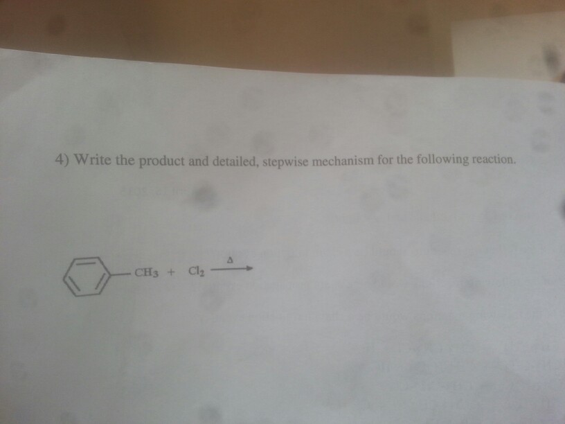 Solved Write the product and detailed, stepwise mechanism | Chegg.com