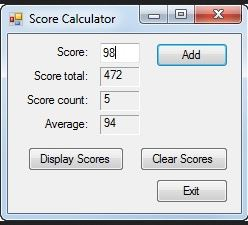 Solved In this exercise, you’ll enhance the Score Calculator | Chegg.com