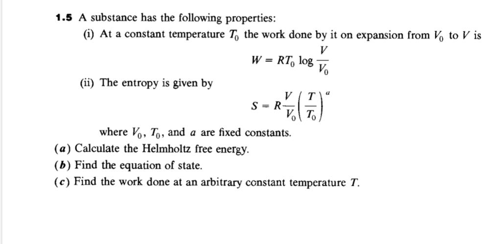 Solved 1.5 A substance has the following properties: (i) At | Chegg.com