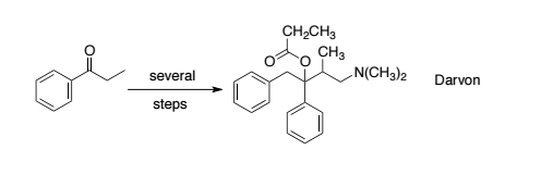 Solved Devise a synthesis of Darvon starting with phenyl | Chegg.com