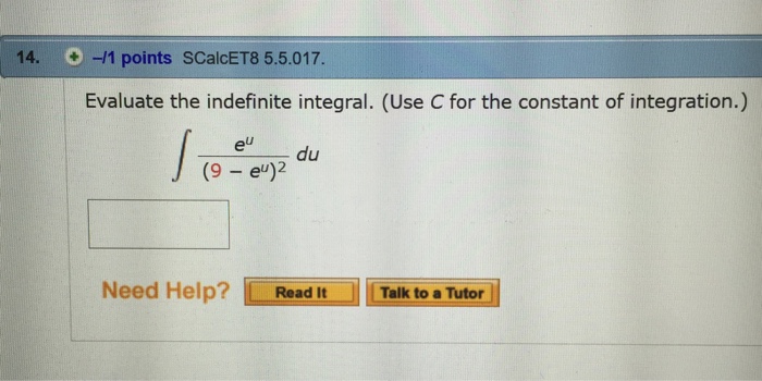 Solved I need help with these integral calculus problems. | Chegg.com
