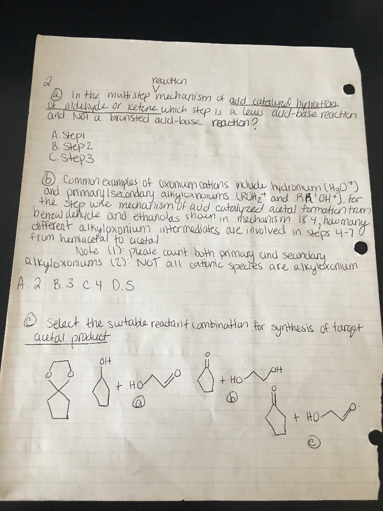 Solved Acetal Formation from Benzaldehyde and Ethanol THE | Chegg.com