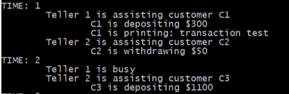 Solved IN C++ CREATE 2 CLASSES and a BANK QUEUE simulation | Chegg.com