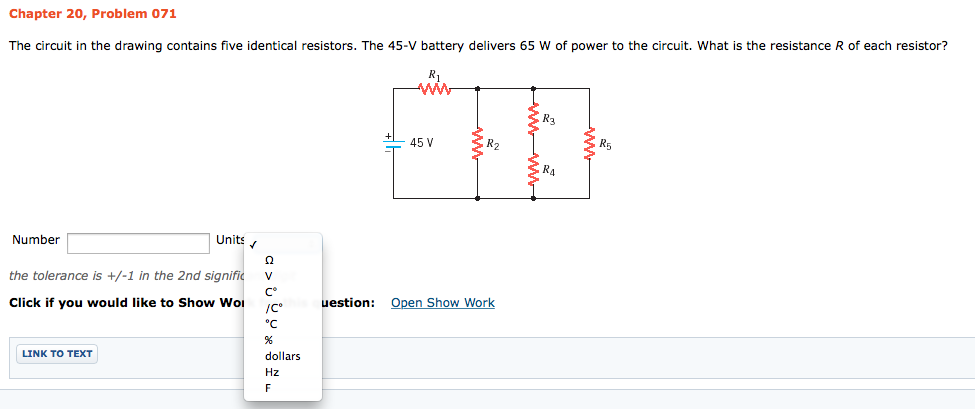 Solved Chapter 20, Problem 071 The circuit in the drawing | Chegg.com