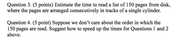 Consider a hard disk with the following | Chegg.com