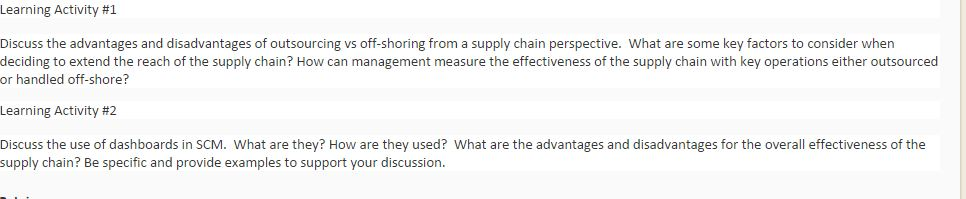 Solved Discuss the advantages and disadvantages of | Chegg.com