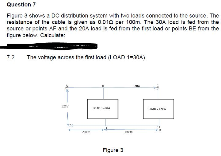 Solved Figure 3 shows a DC distribution system with two | Chegg.com