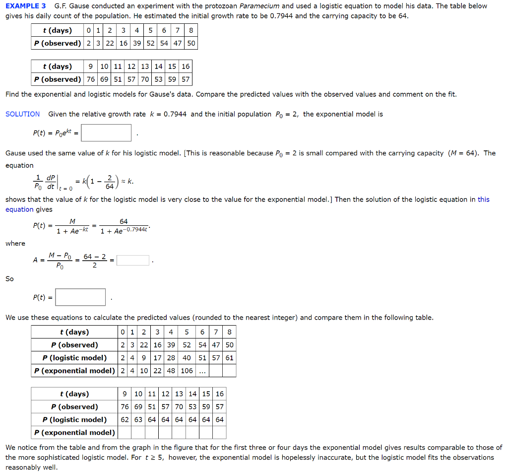 Solved Given the relative growth rate k = 0.7944 and the | Chegg.com