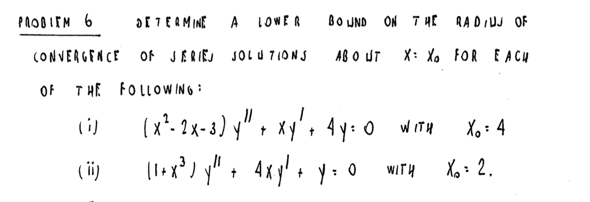 Solved Determine A Lower Bound On The Radius Of Convergence