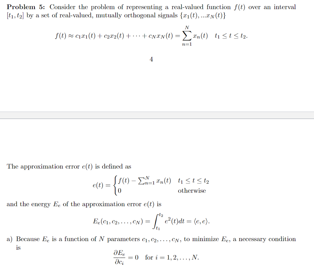 Solved Problem 5: Consider the problem of representing a | Chegg.com