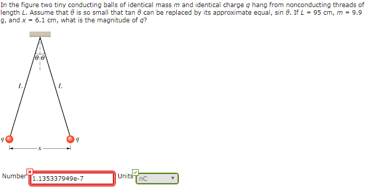 Solved In the figure two tiny conducting balls of identical | Chegg.com