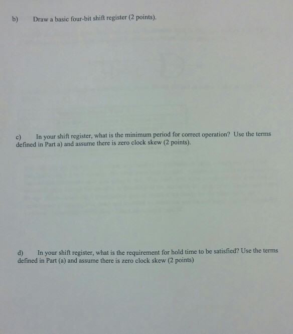 Solved Question 10 (11 points) Time for some timing a) | Chegg.com