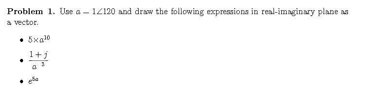 Solved Problem 1. Use a-1420 and draw the following | Chegg.com
