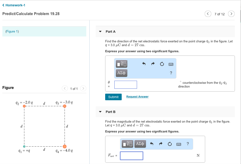 Solved Homework-1 Predict/Calculate Problem 19.28 7 of 12 > | Chegg.com