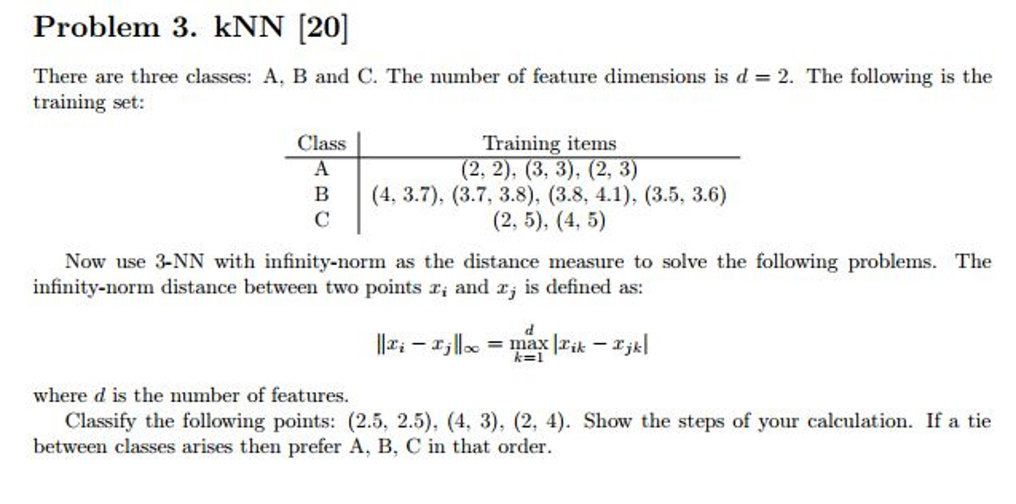Solved There are three classes: Α. Β and C. The | Chegg.com