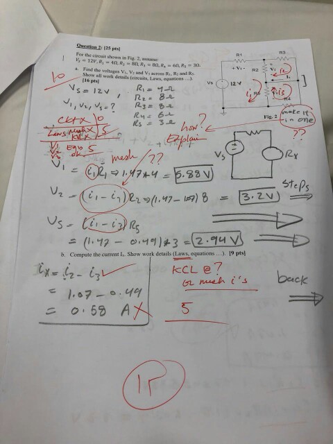Solved Question : 125 ps For the circuit shown in Fig. 2, | Chegg.com