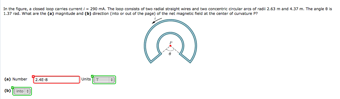 Solved In the figure, a closed loop carries current i = 290 | Chegg.com